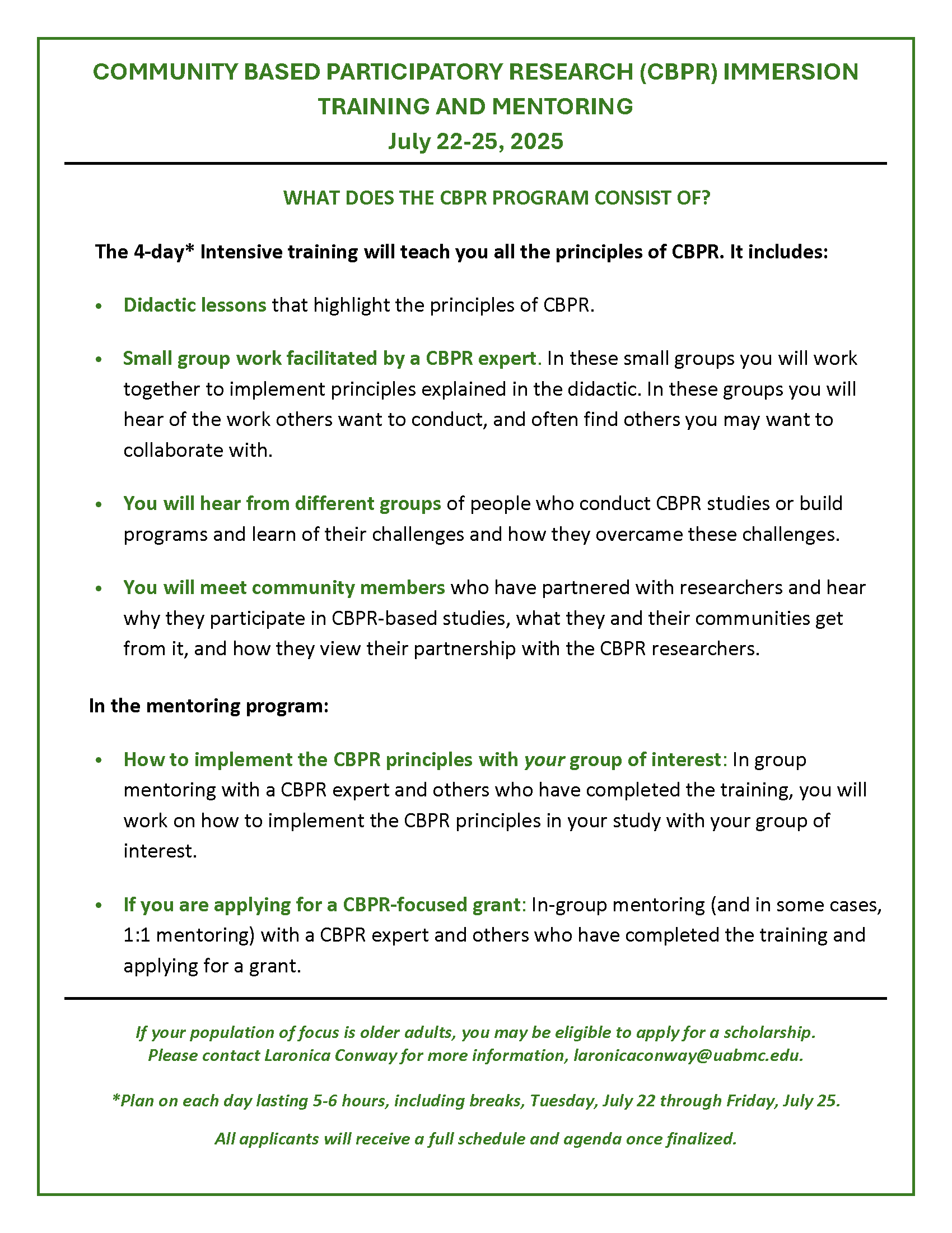 Resources - UAB Institutional Research Core Program